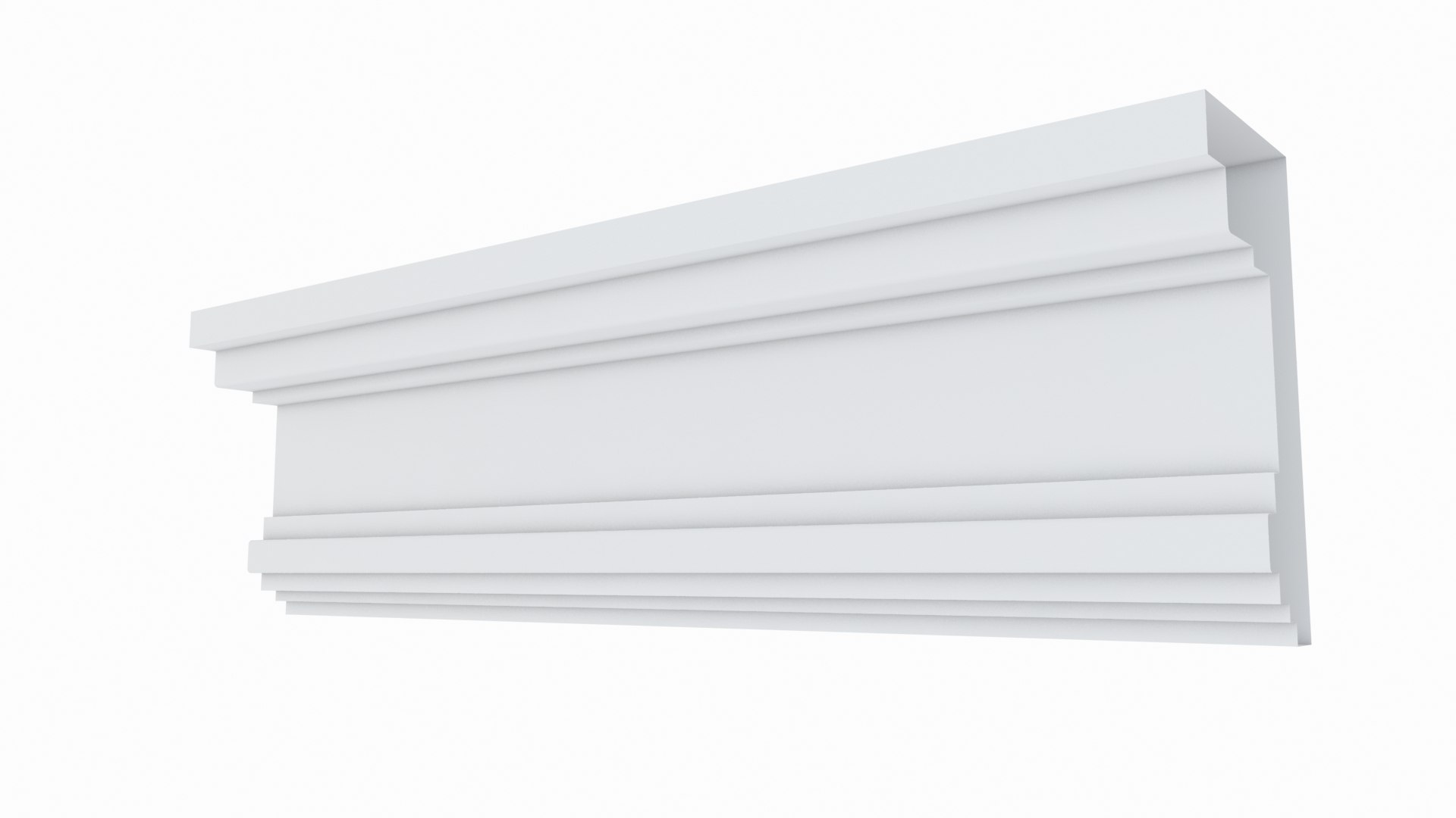 3D Model Cornice 189 Straight - TurboSquid 2038452
