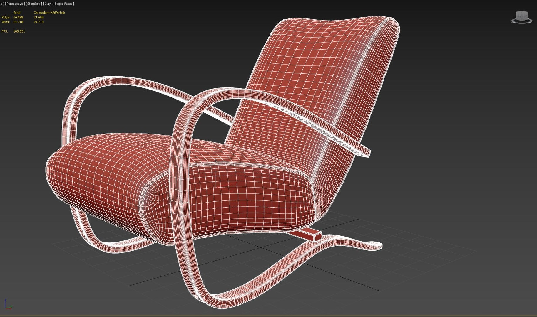 3D Osi Modern H269 Chair Furniture Model - TurboSquid 1592341