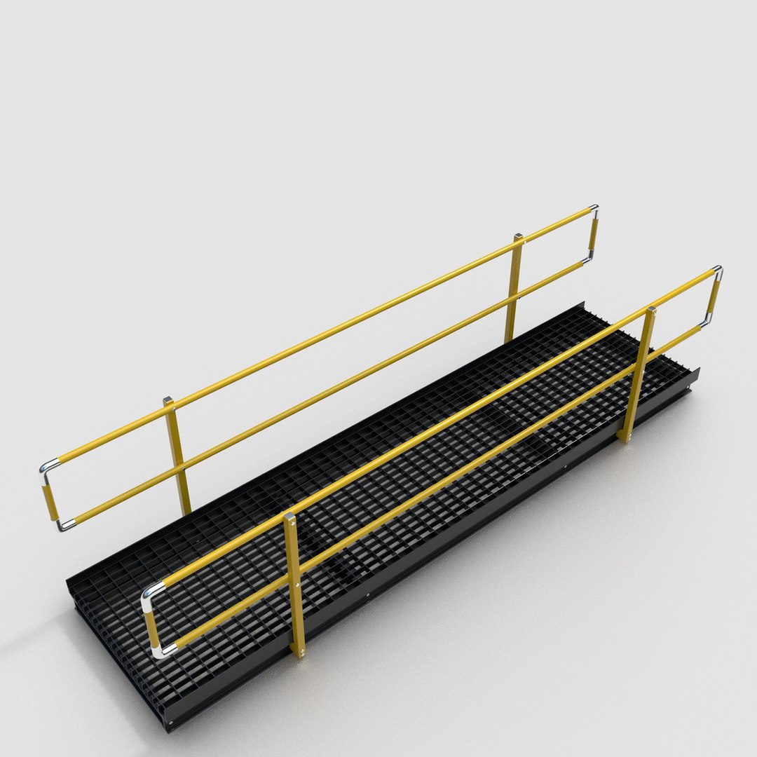 Industrial Catwalk Platform 3D Model - TurboSquid 2412017
