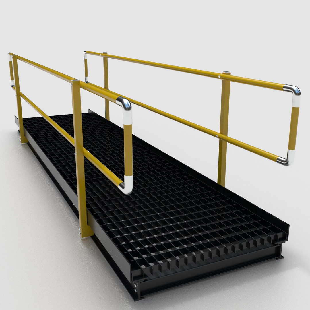 Industrial Catwalk Platform 3D Model - TurboSquid 2412017