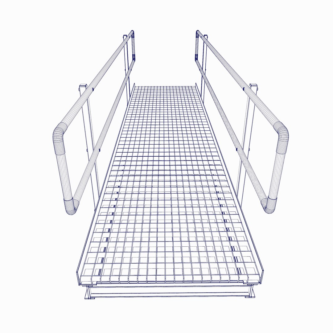 Industrial Catwalk Platform 3D Model - TurboSquid 2412017