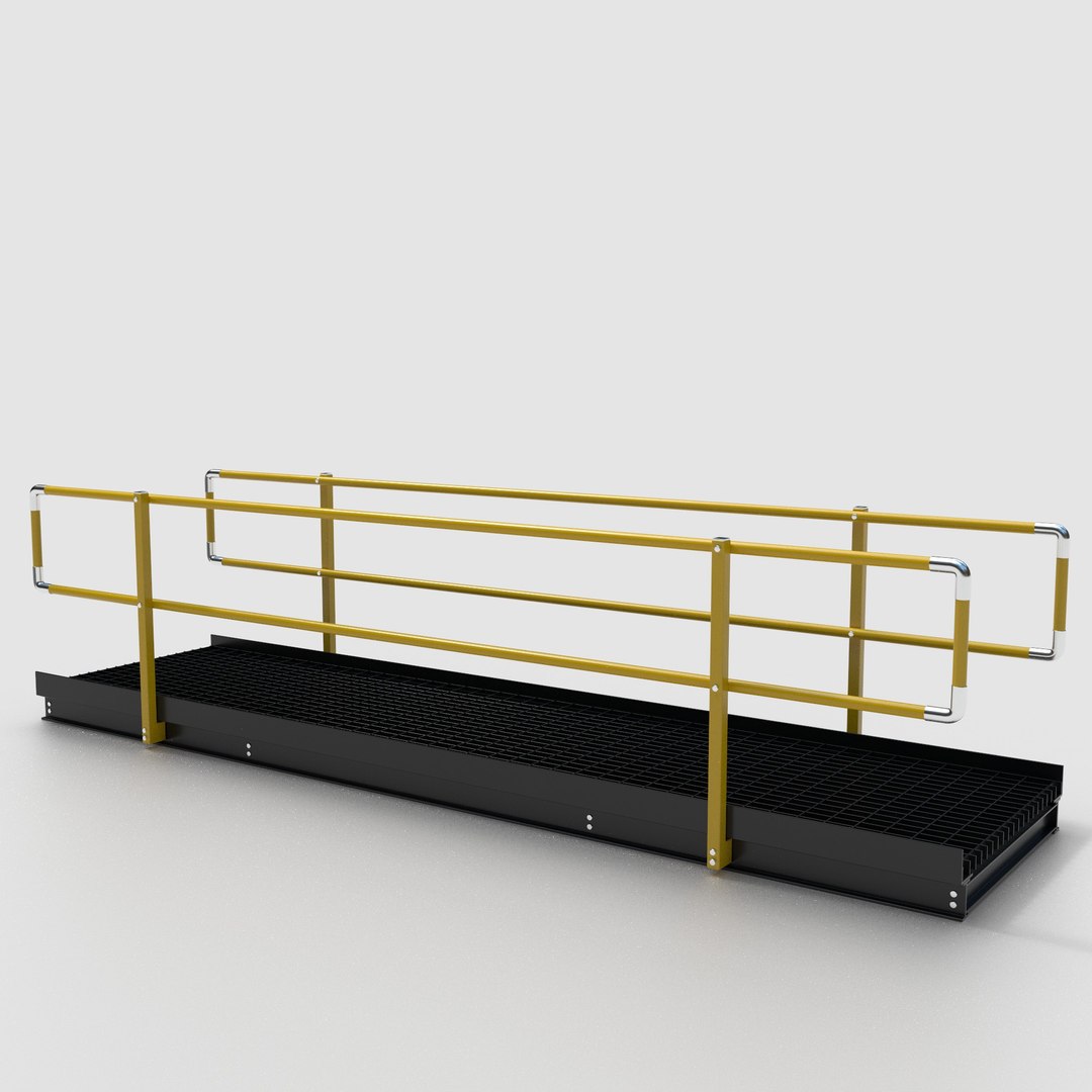 Industrial Catwalk Platform 3D Model - TurboSquid 2412017