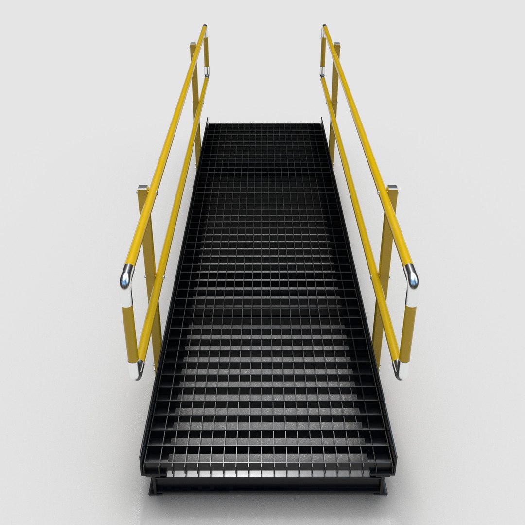 Industrial Catwalk Platform 3D Model - TurboSquid 2412017