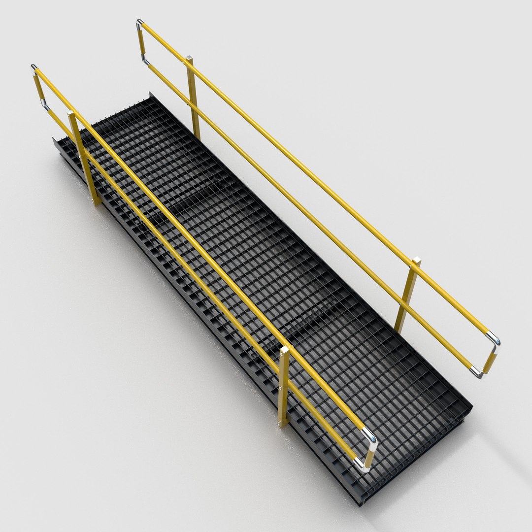 Industrial Catwalk Platform 3D Model - TurboSquid 2412017