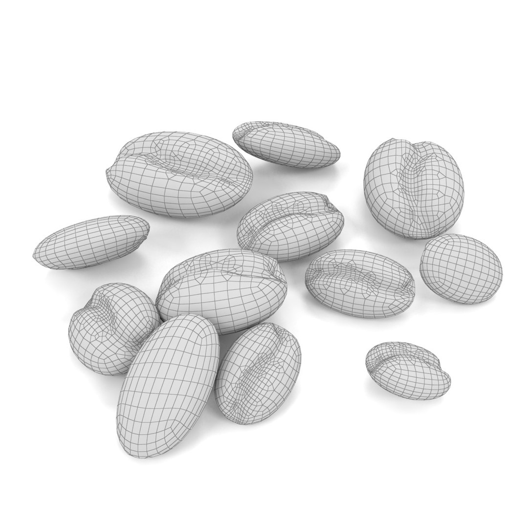 3D Coffee Bean Espresso Model - TurboSquid 1381134
