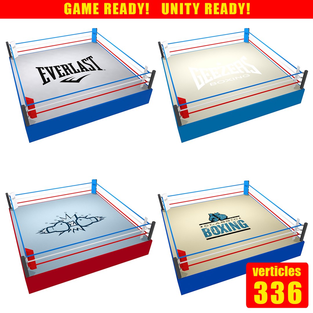 3d Boxing Ring Model