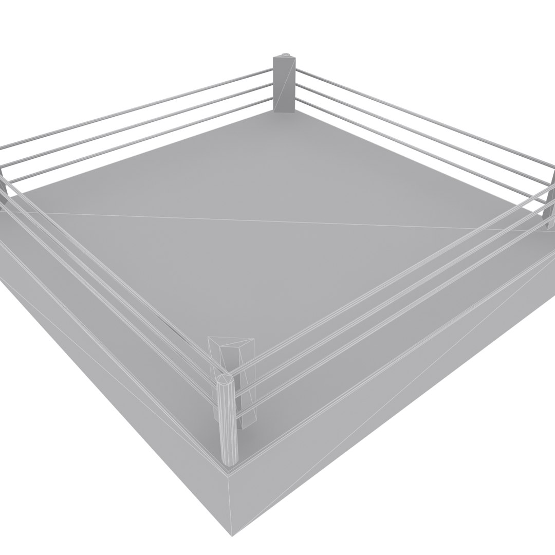 3d Boxing Ring Model
