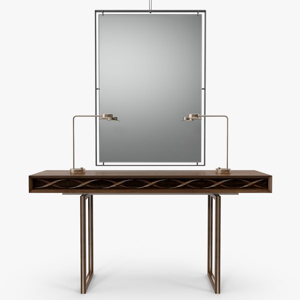 modelo 3d David Linley - Mesa consola Helix - TurboSquid 1008067