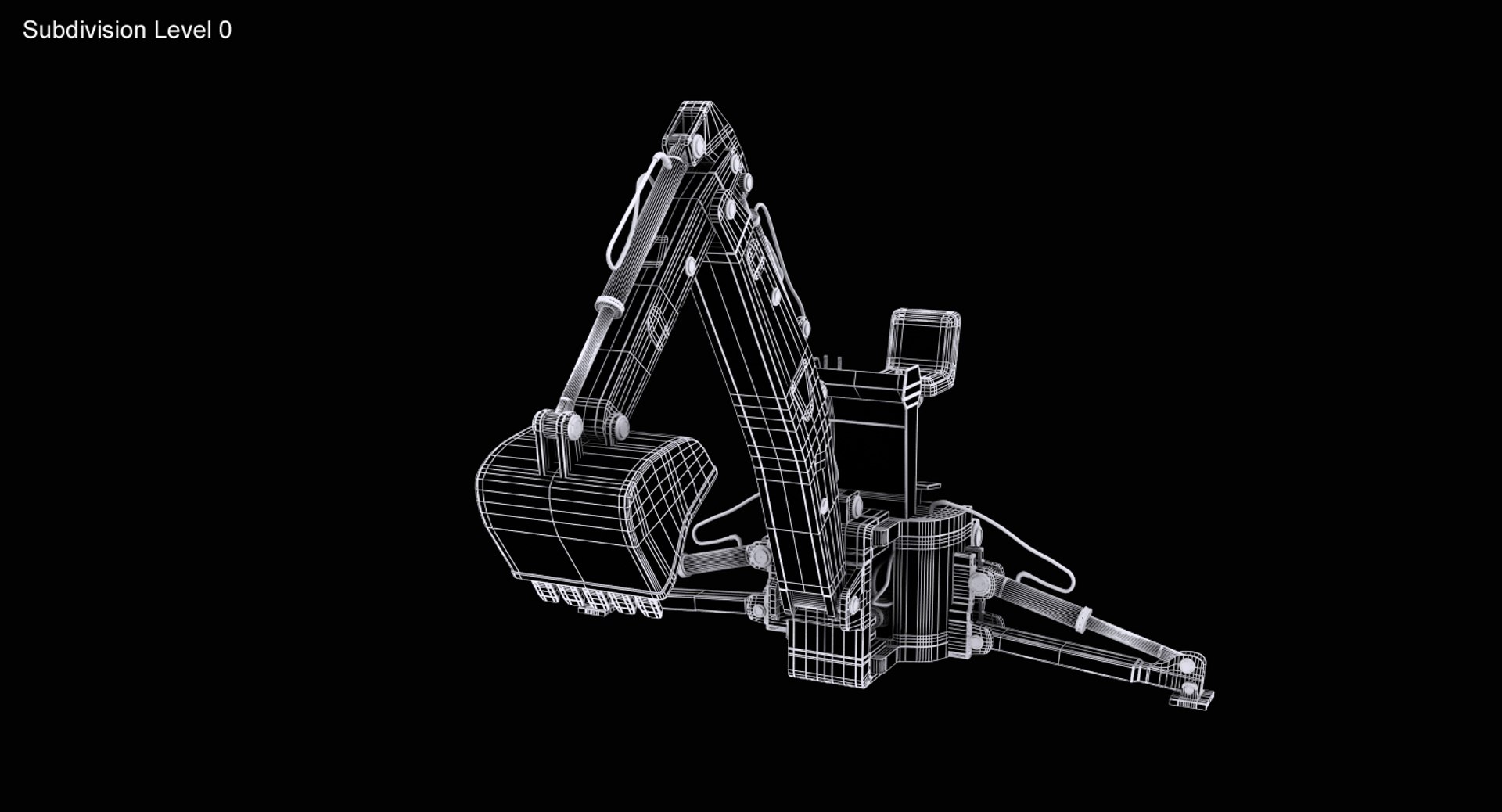3D Model Backhoe Loader Attachment - TurboSquid 1224424