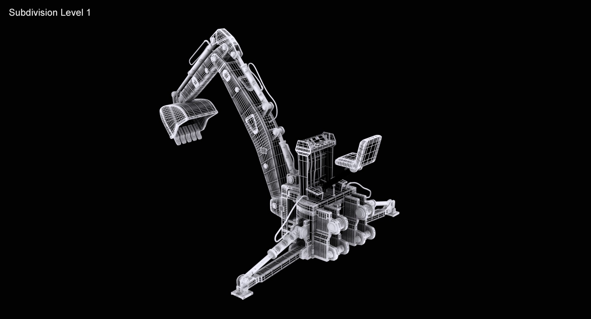 3D Model Backhoe Loader Attachment - TurboSquid 1224424