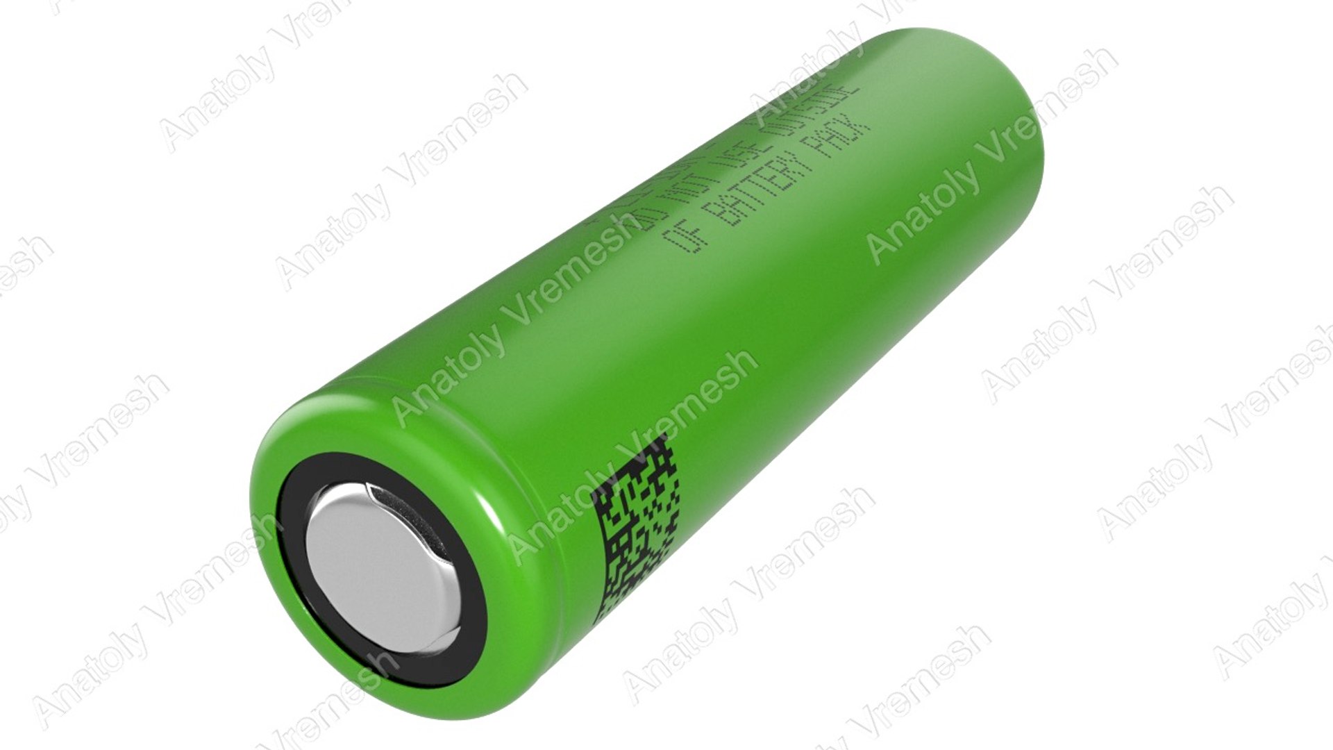 3D Battery 18650 Model - TurboSquid 1443225