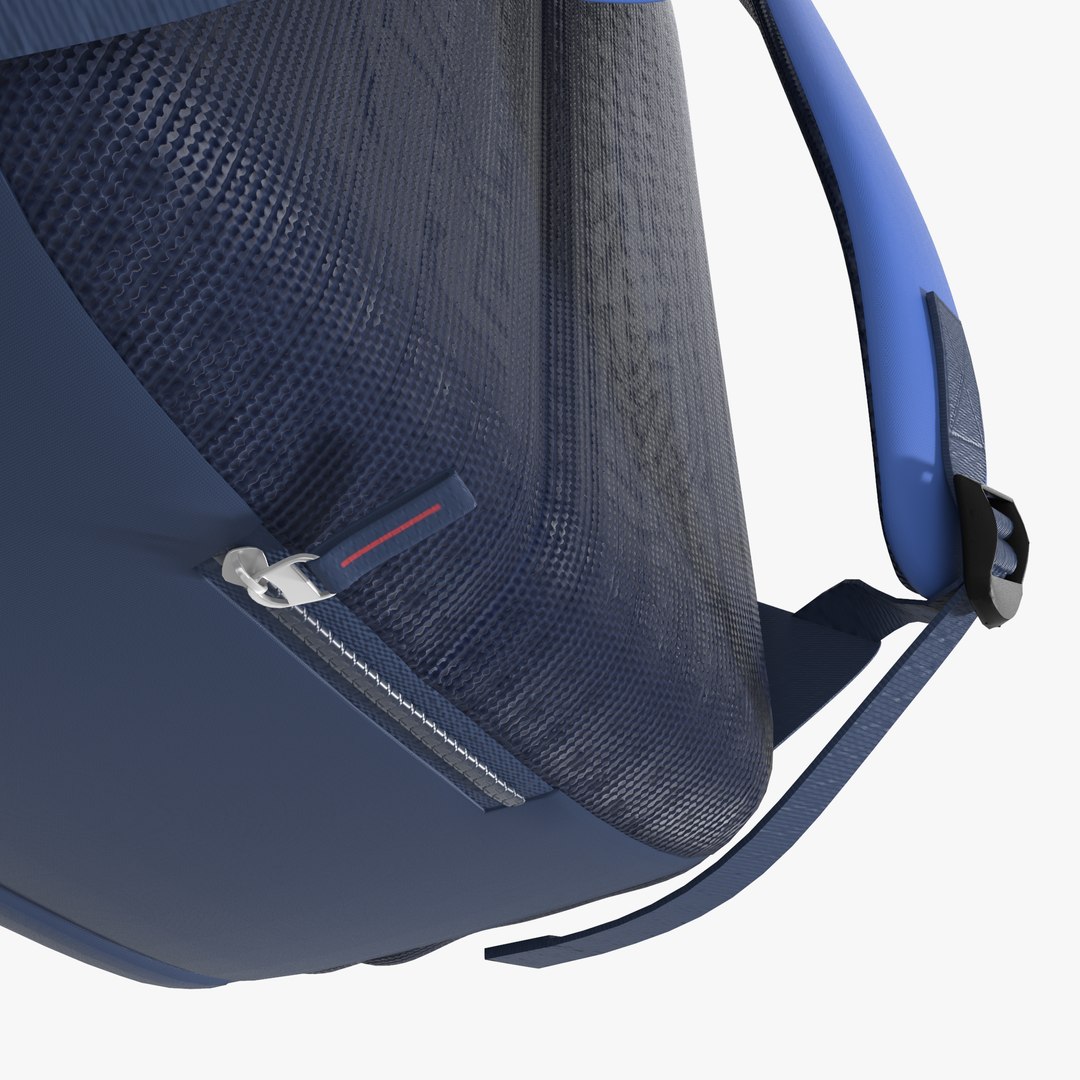 Blue Backpack 3D - TurboSquid 2048369