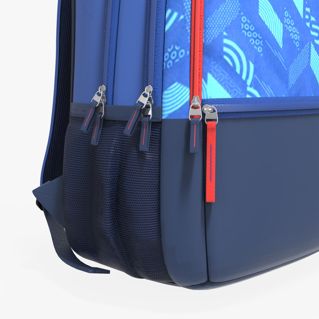 Blue Backpack 3D - TurboSquid 2048369