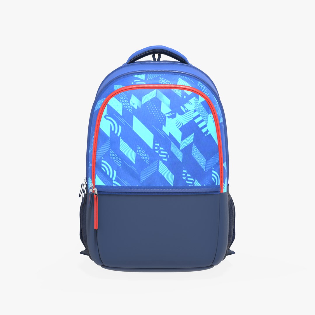 Blue Backpack 3D - TurboSquid 2048369