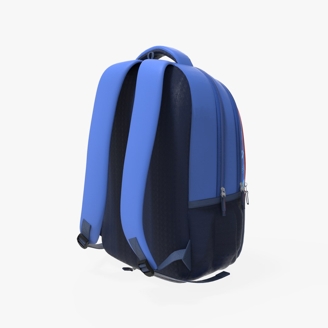 Blue Backpack 3D - TurboSquid 2048369