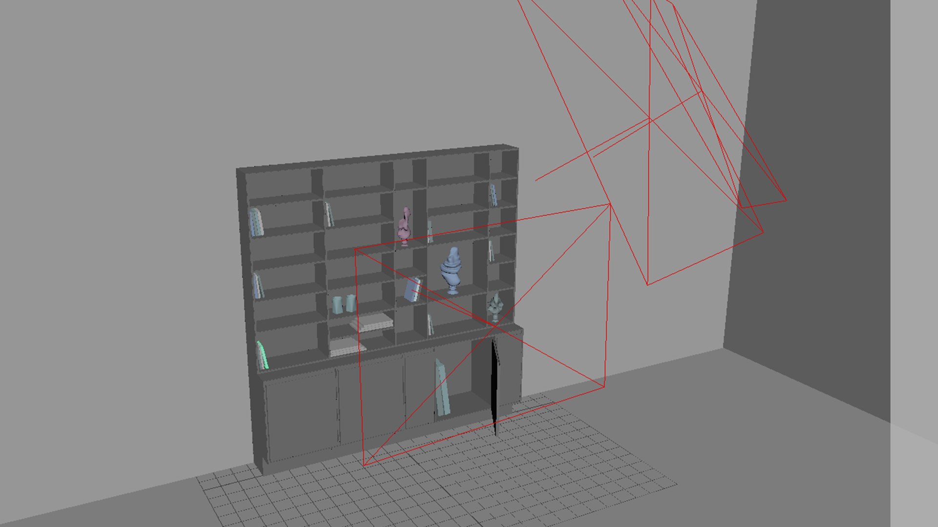 3D Bookcase - TurboSquid 2246854