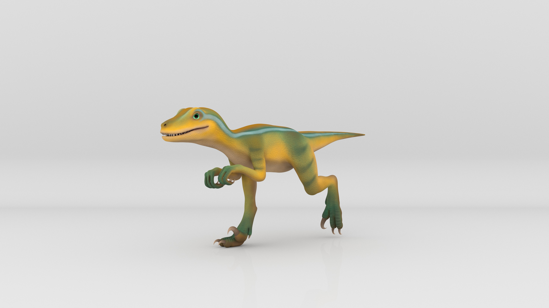 Velociraptor ANIMATED 3D Model - TurboSquid 1986864