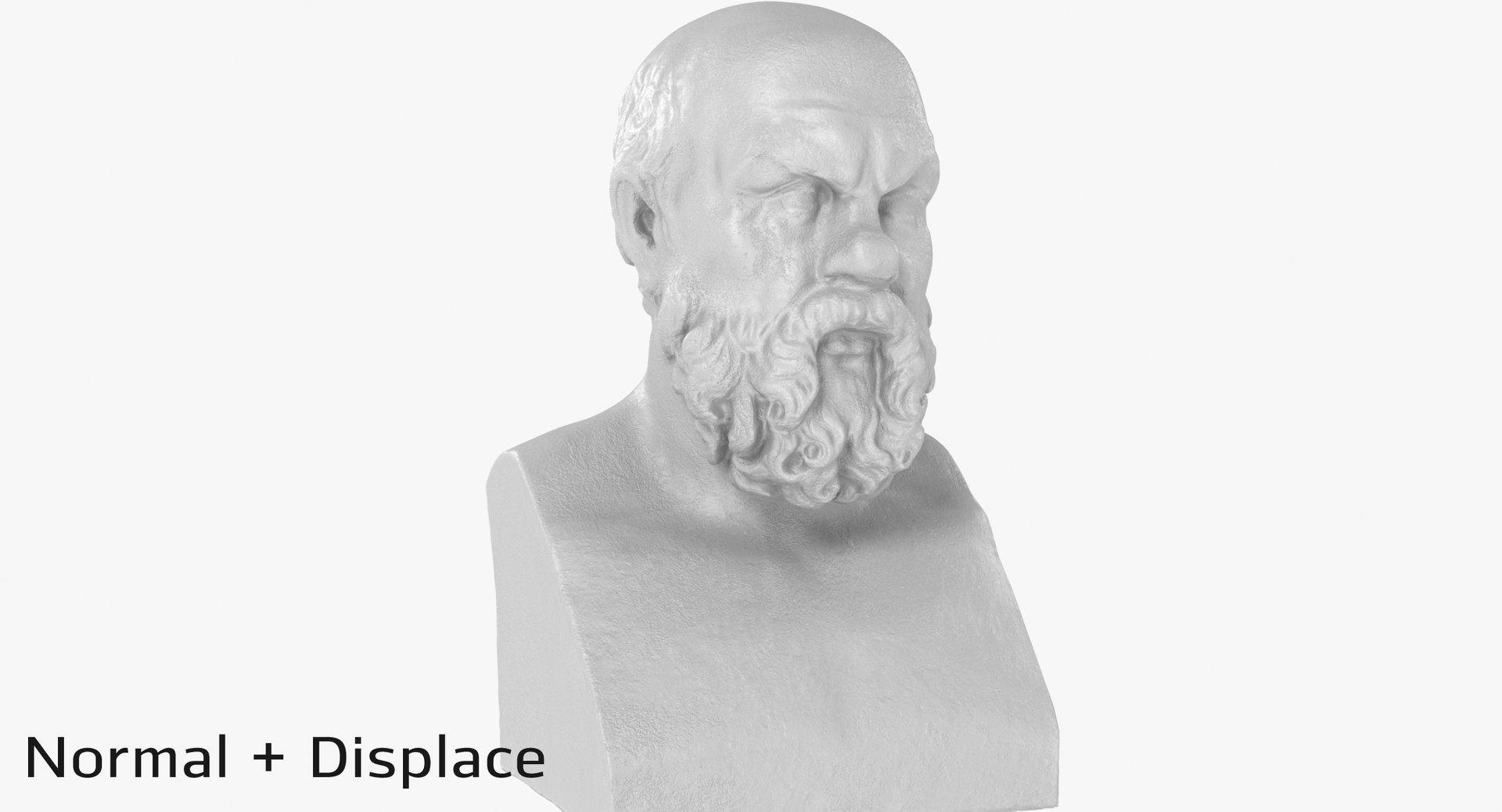 Socrates Bust 3D - TurboSquid 1293947