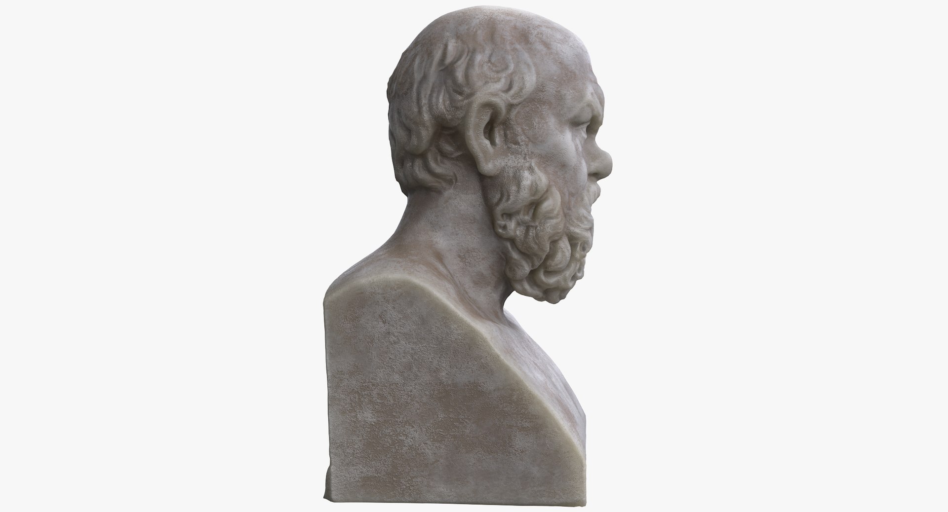 Socrates Bust 3D - TurboSquid 1293947