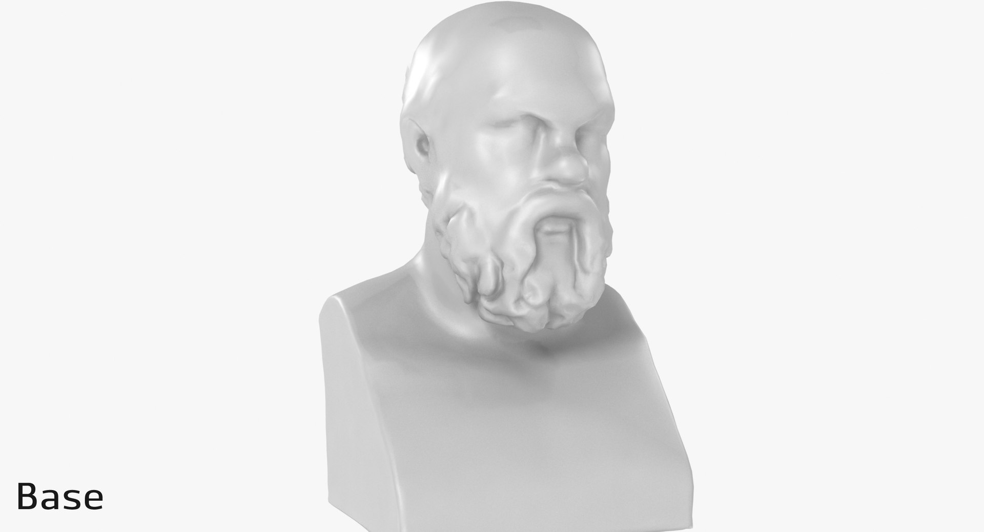 Socrates Bust 3D - TurboSquid 1293947