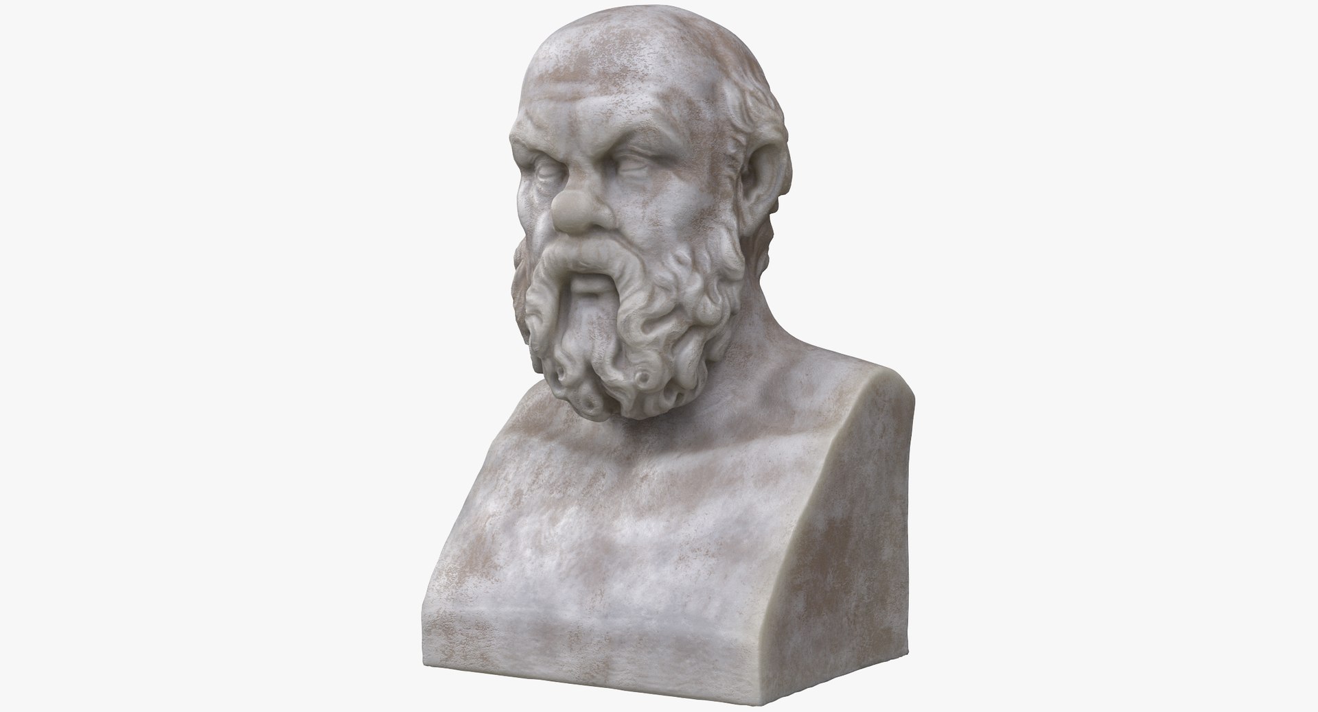 Socrates Bust 3D - TurboSquid 1293947