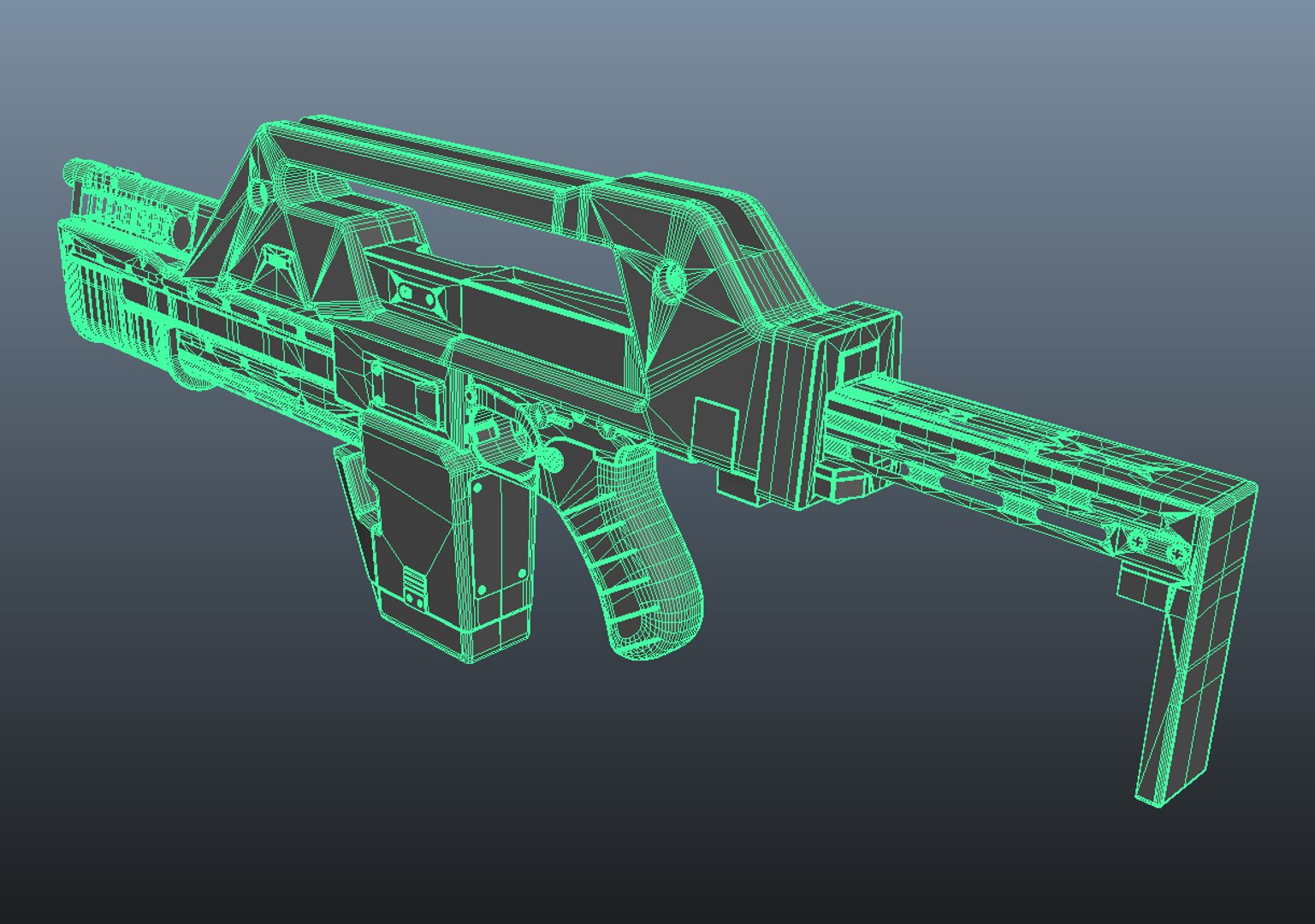 3d M41a Pulse Rifle Model