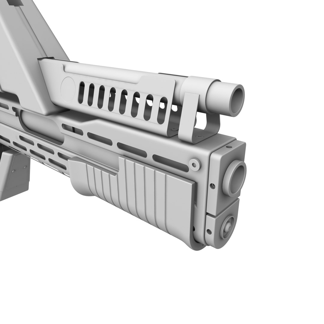 3d M41a Pulse Rifle Model