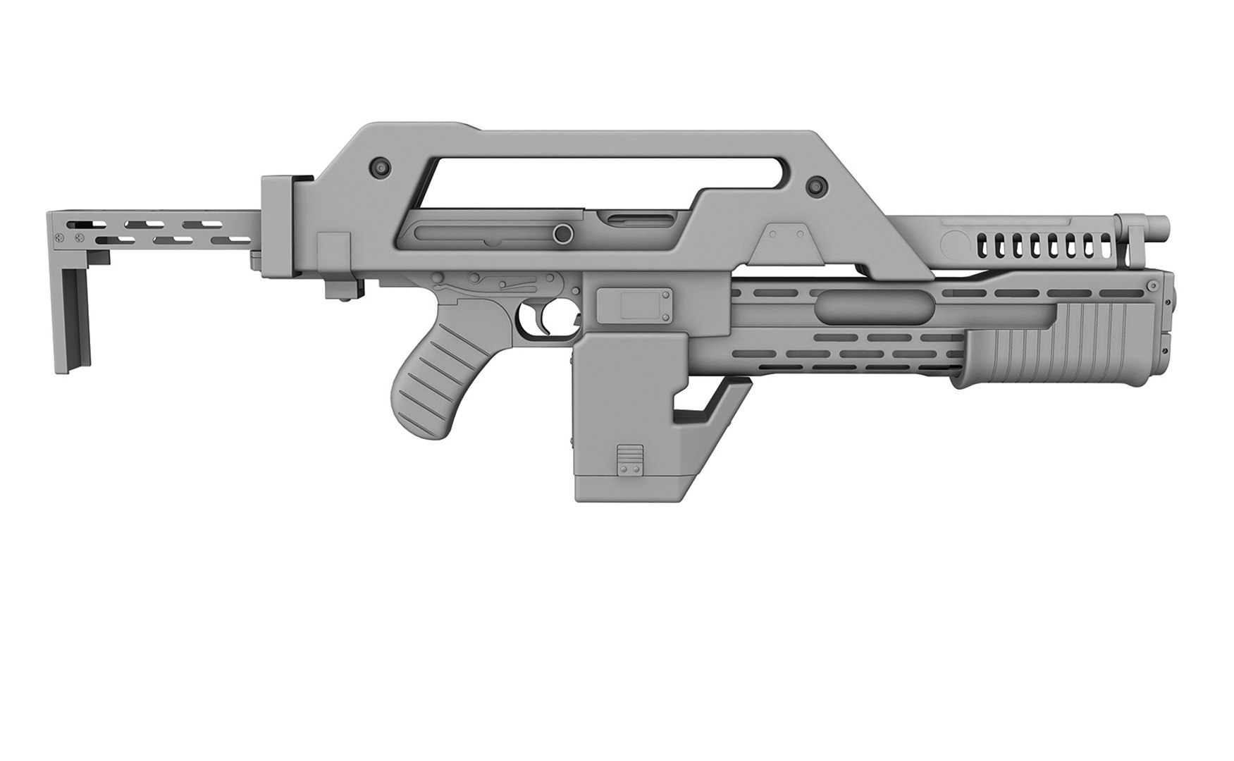 3d M41a Pulse Rifle Model