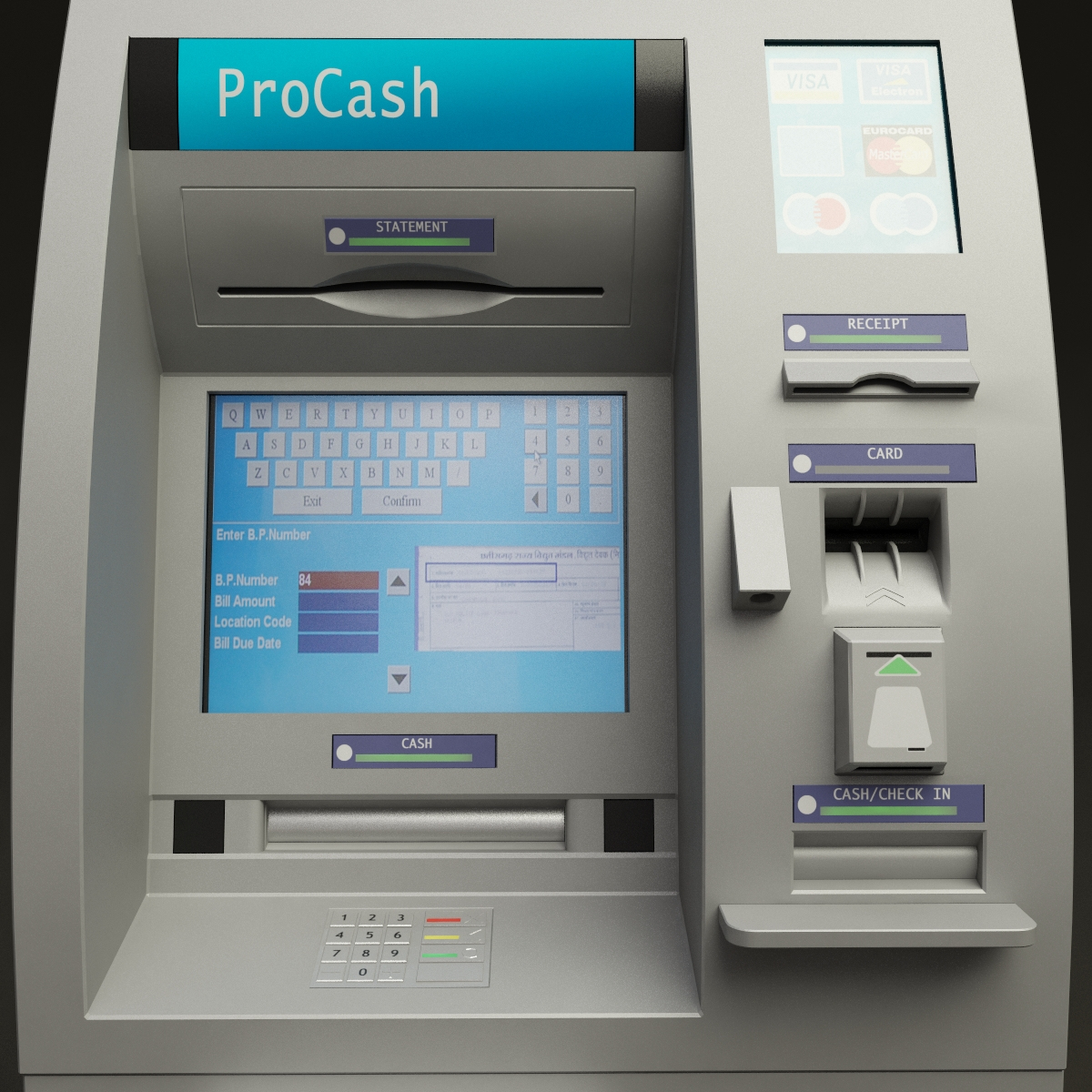 cash machine v4 3d model