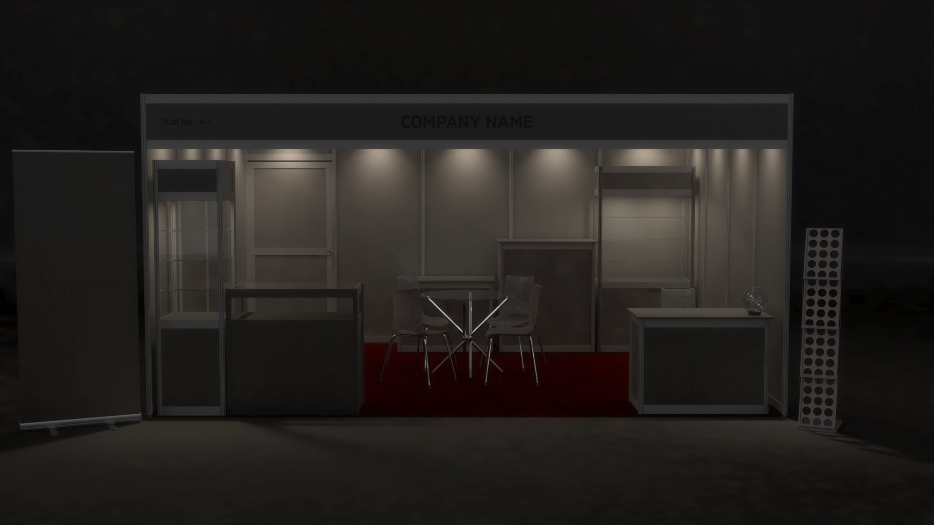 Octanorm Stall Setup 3D model - TurboSquid 1876507