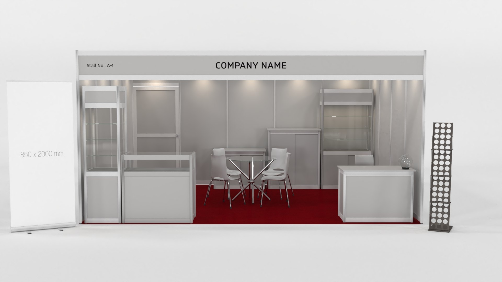 Octanorm Stall Setup 3D model - TurboSquid 1876507