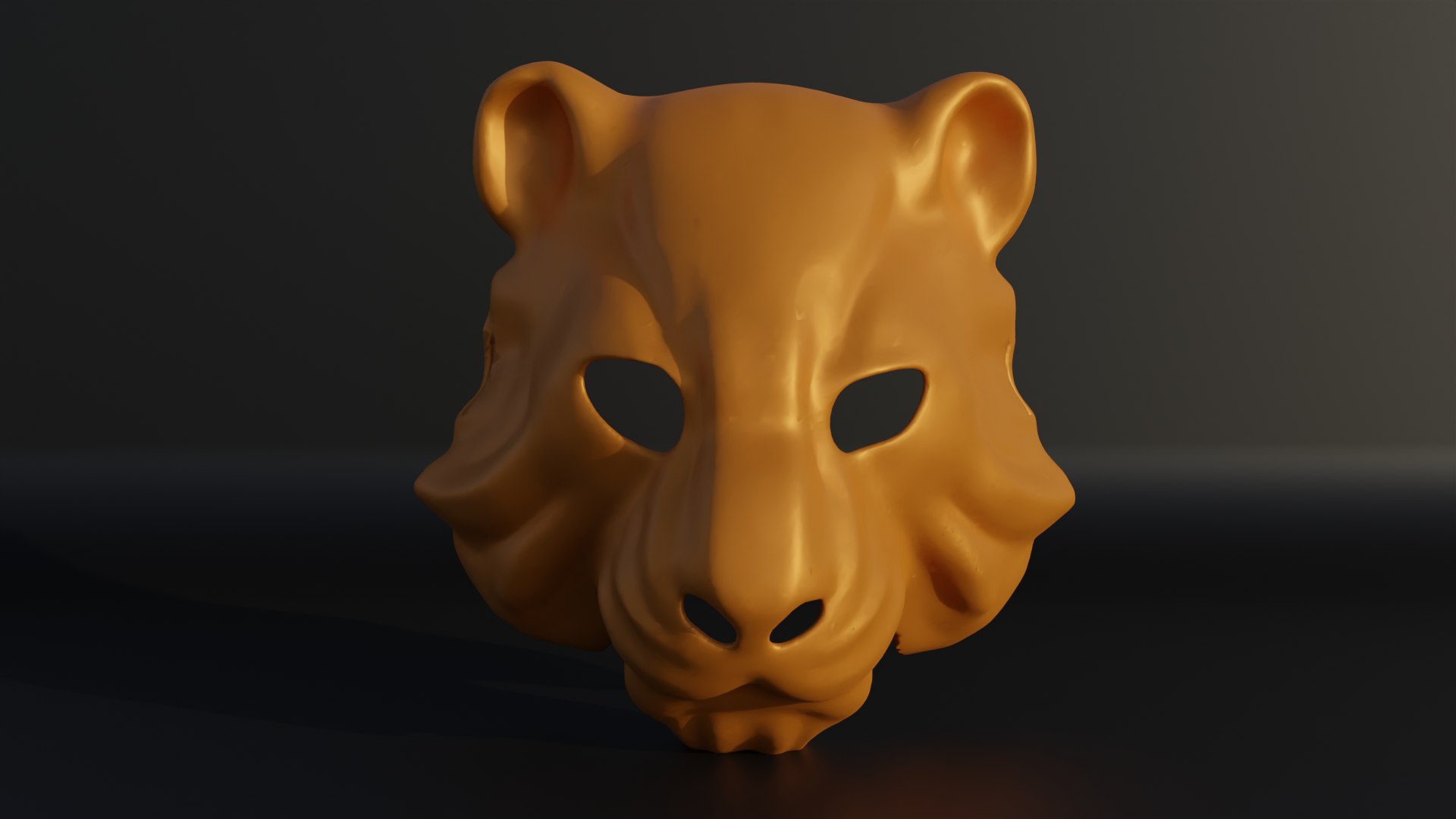 3D Tiger Cosplay Face Mask 3D print model model - TurboSquid 2028530