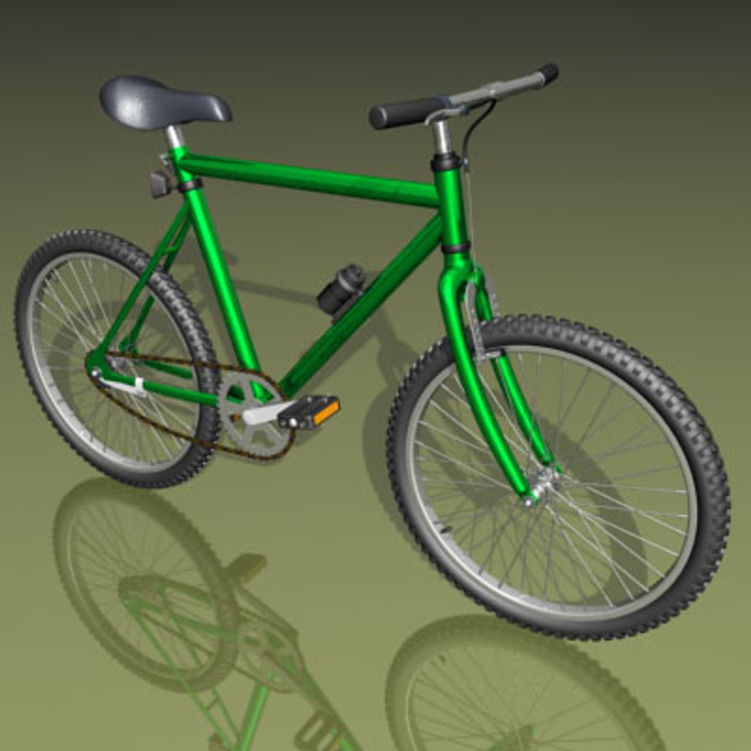 bicycle mountain 3d max