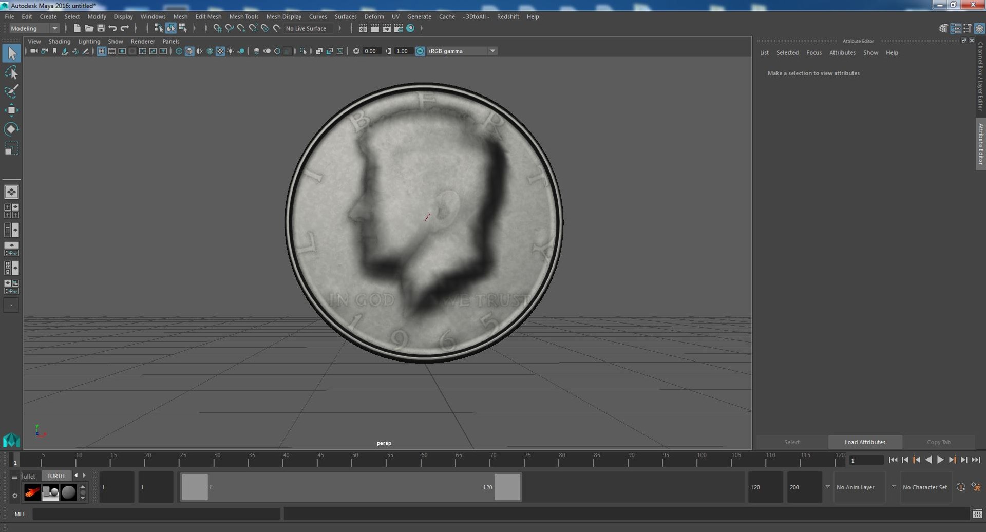 3D Half Dollar United States Coin - TurboSquid 2178317