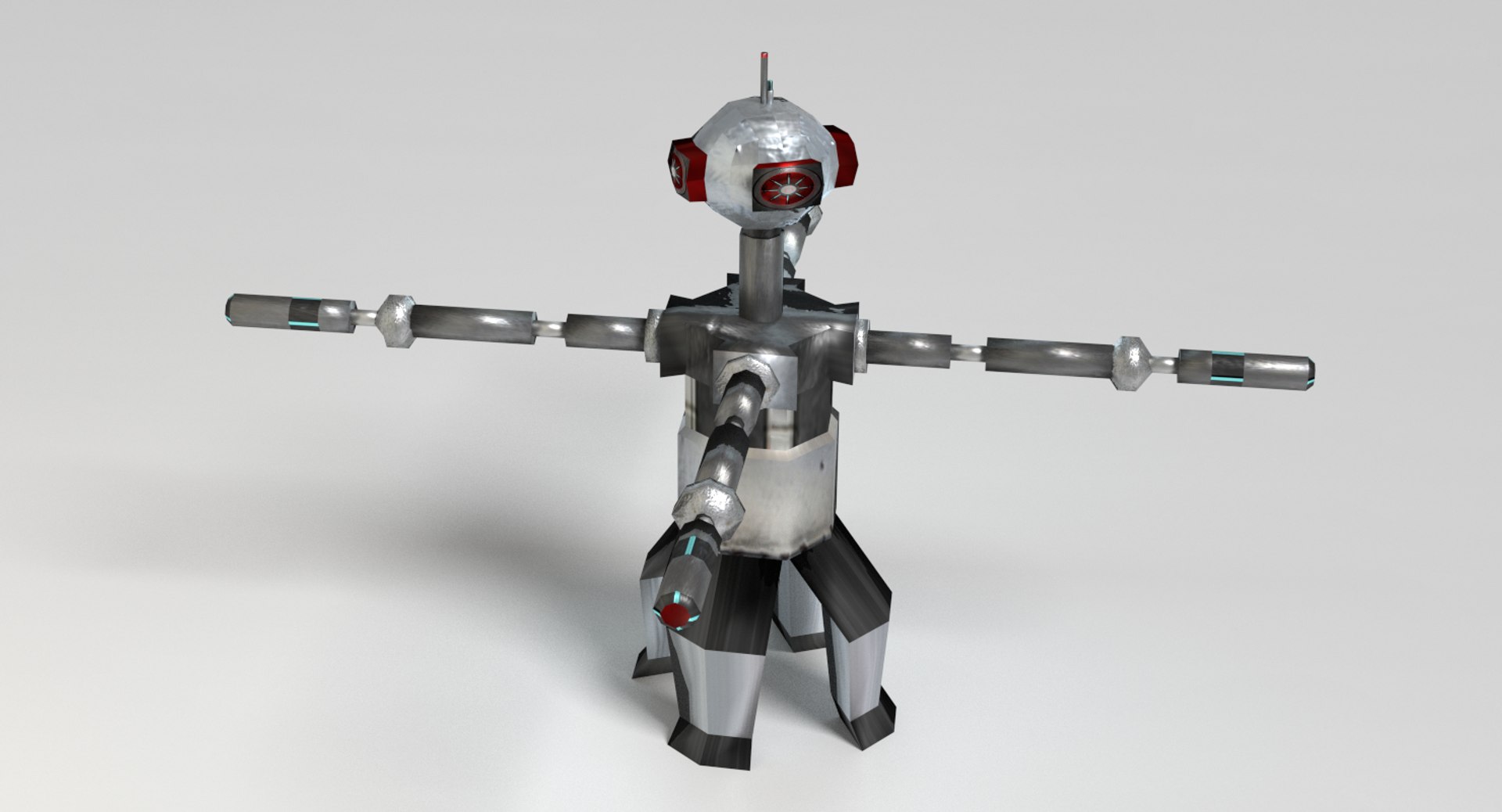 Enemy Robot 3d Obj
