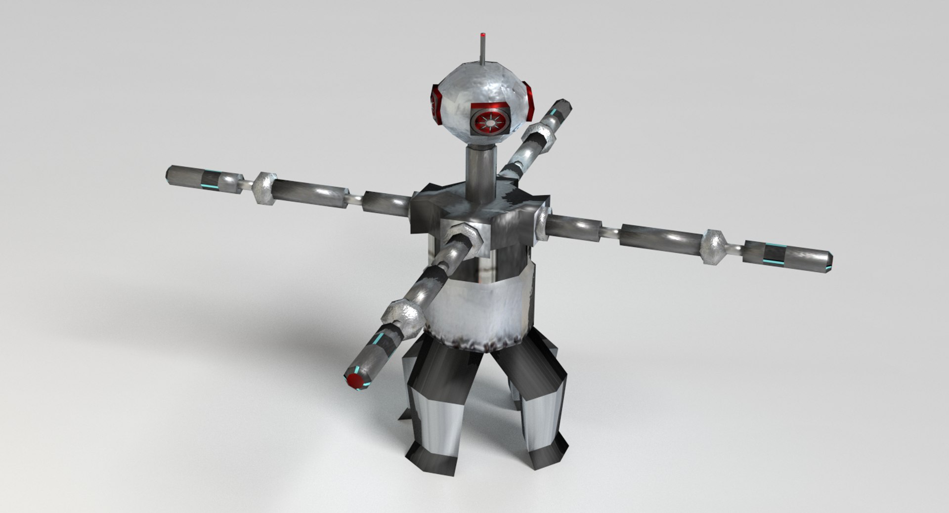 Enemy Robot 3d Obj