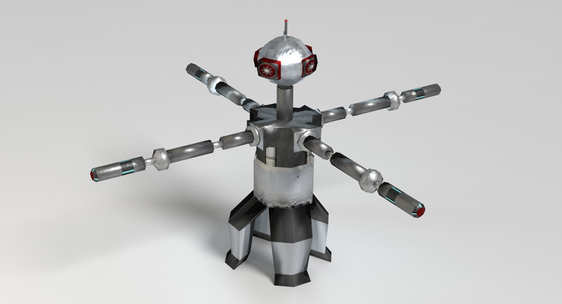 Enemy Robot 3d Obj