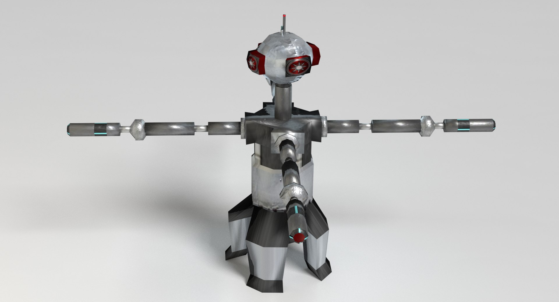 Enemy Robot 3d Obj