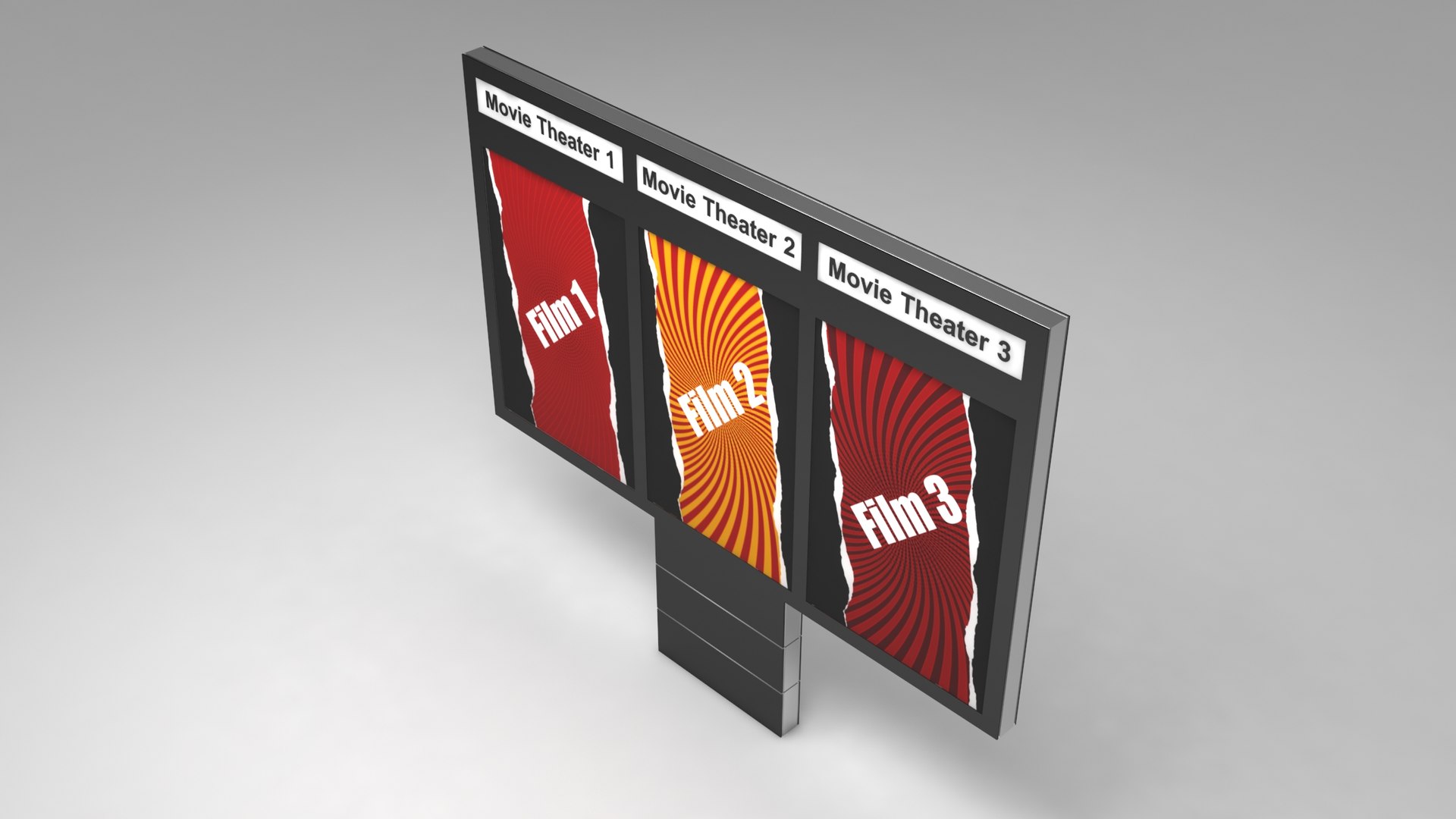 3D Designed Advertising Billboard Model - TurboSquid 1585682