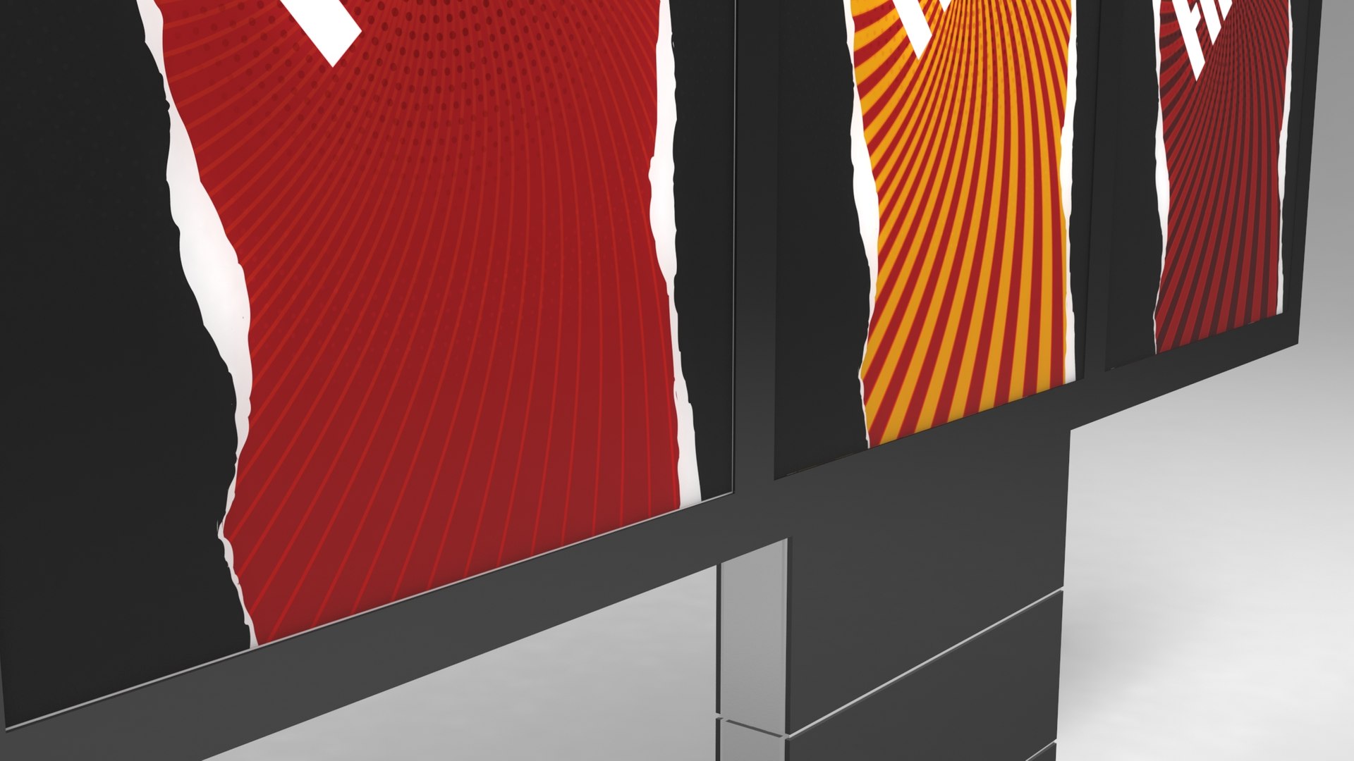 3D Designed Advertising Billboard Model - TurboSquid 1585682