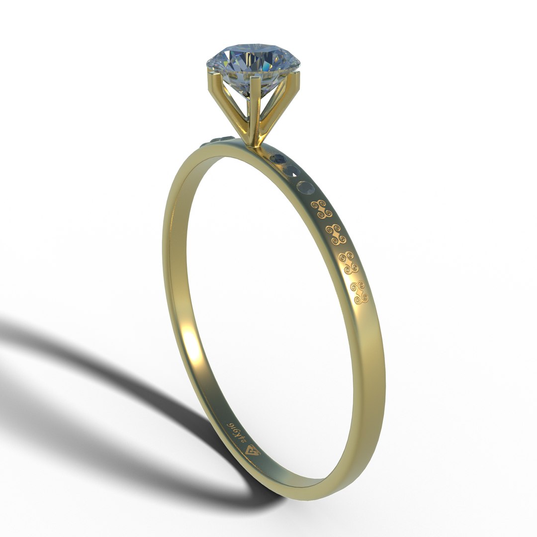 3D Diamond Ring Model - TurboSquid 2081601