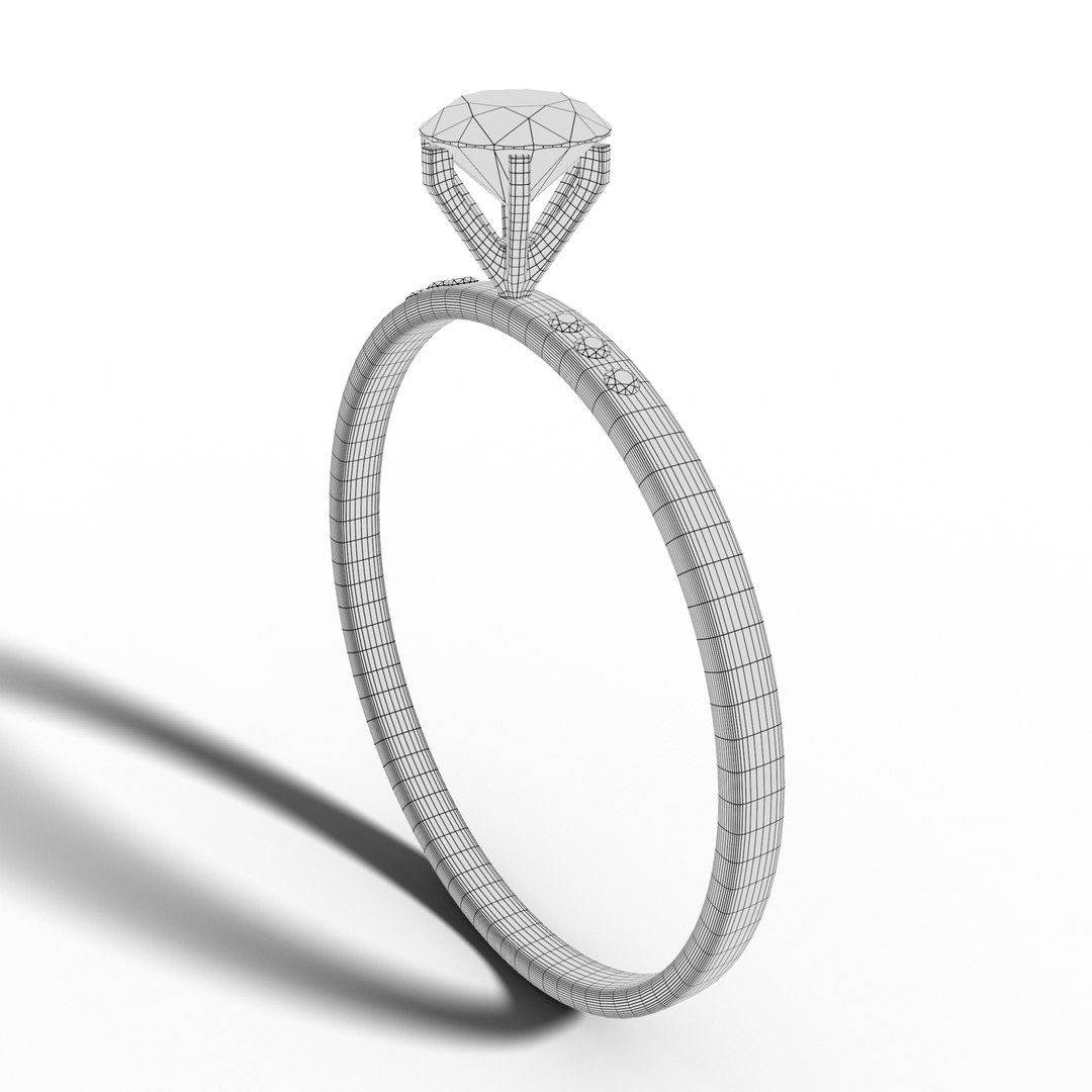 3D Diamond Ring Model - TurboSquid 2081601