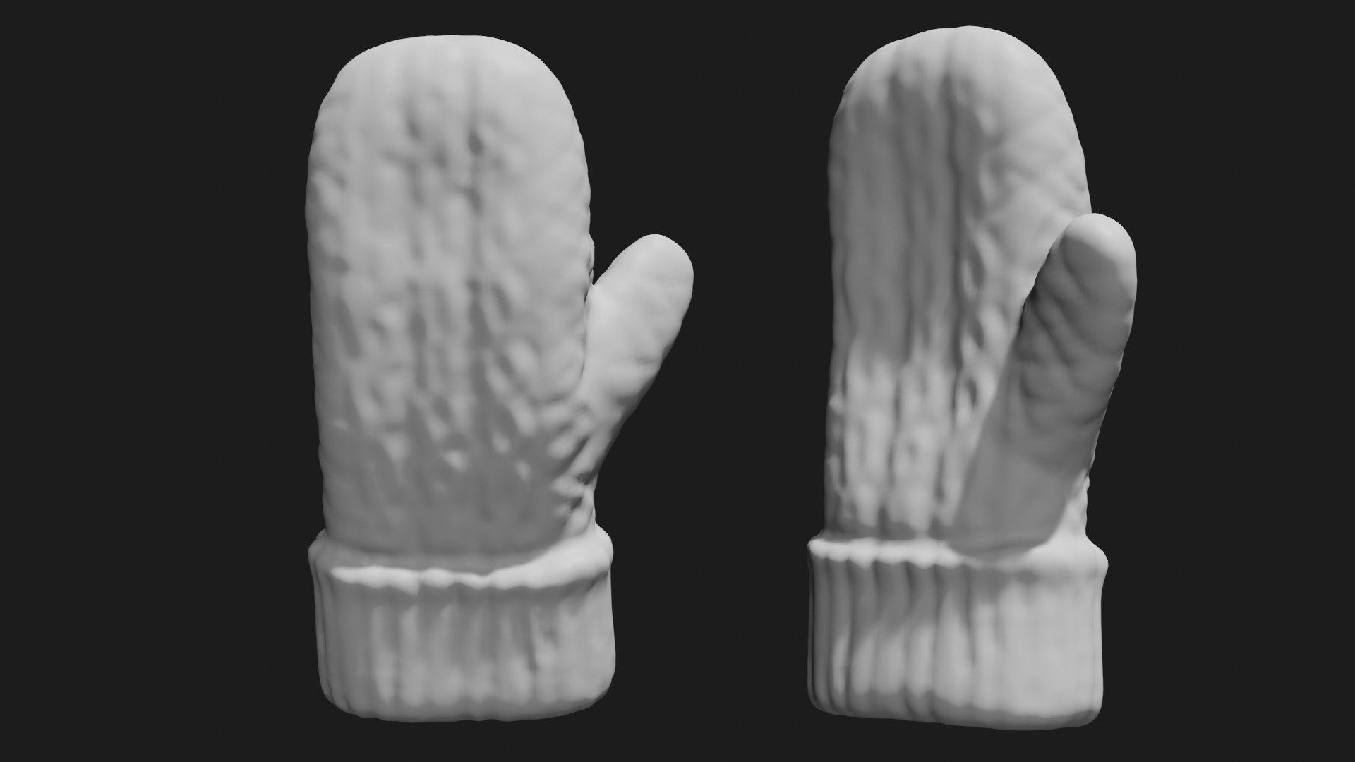 Rigged Mitten 3D model - TurboSquid 1776584