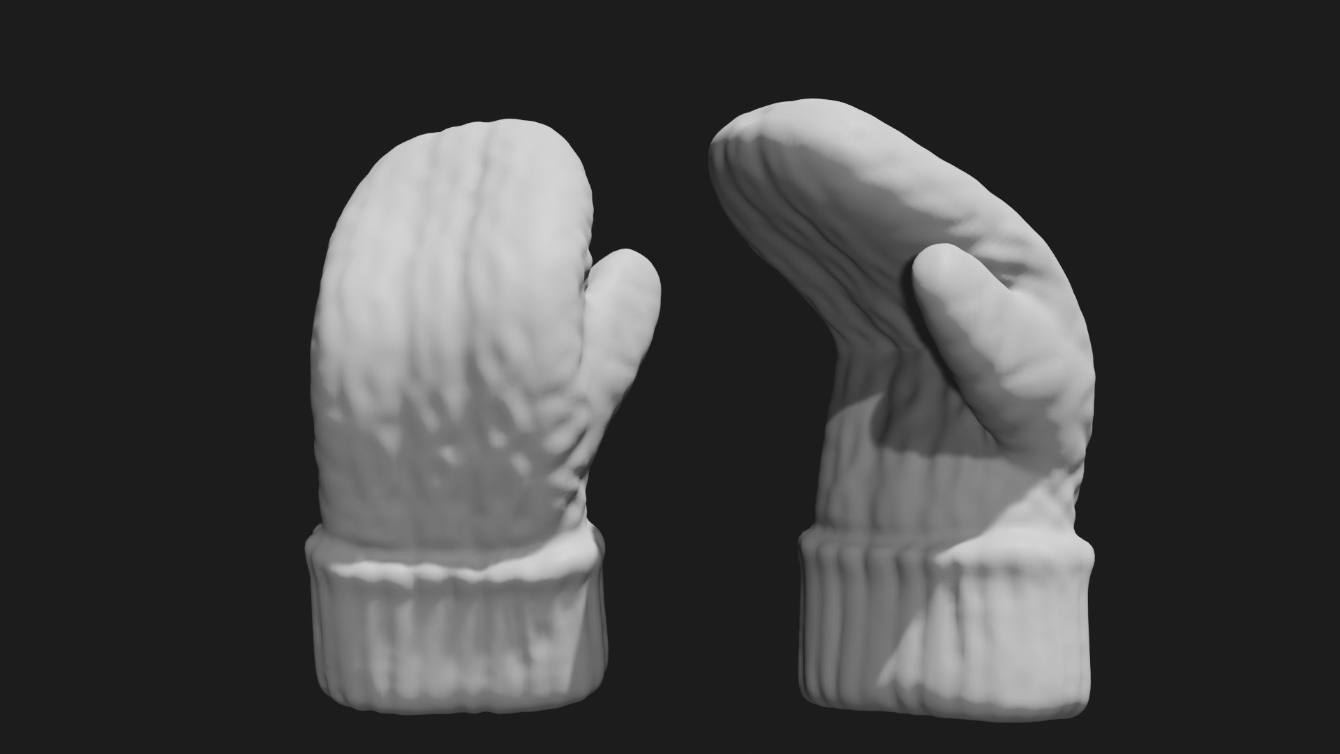 Rigged Mitten 3D model - TurboSquid 1776584