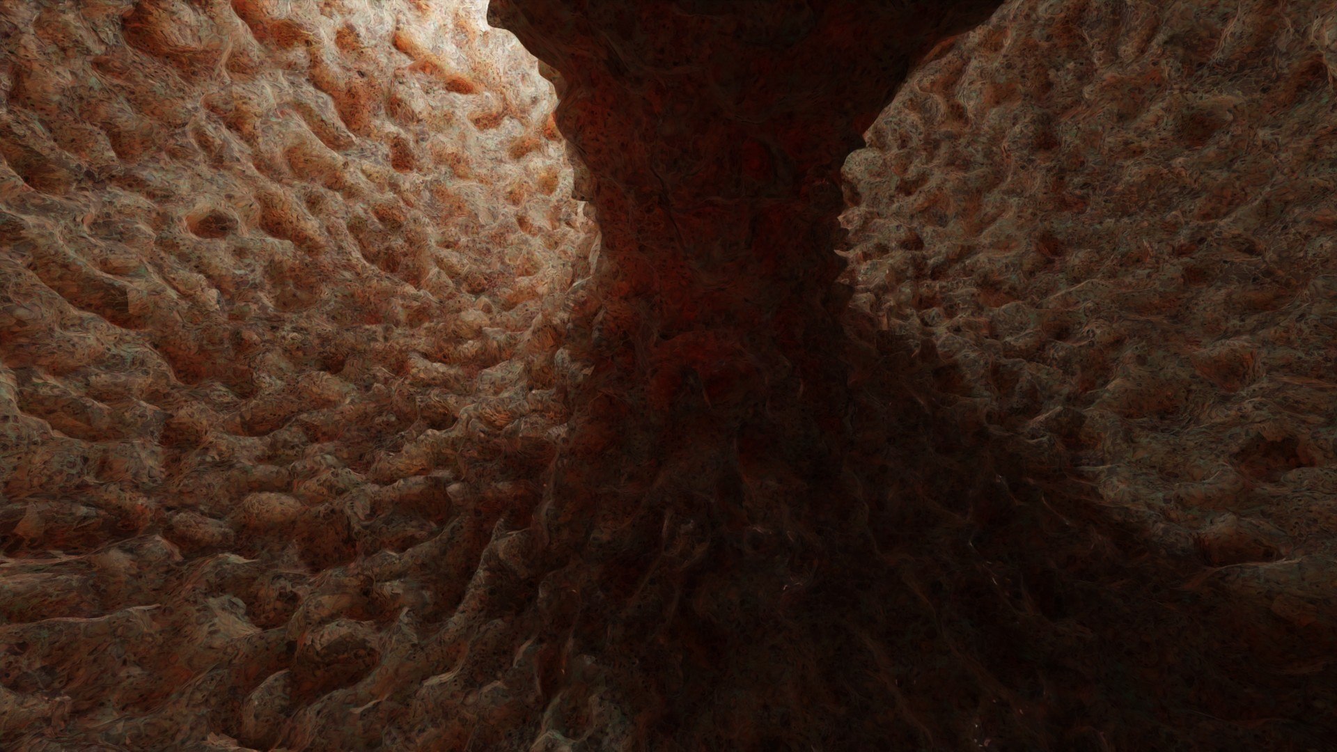 3D 8K Endless Rock Cave With Ring Shape Set Model - TurboSquid 2083445