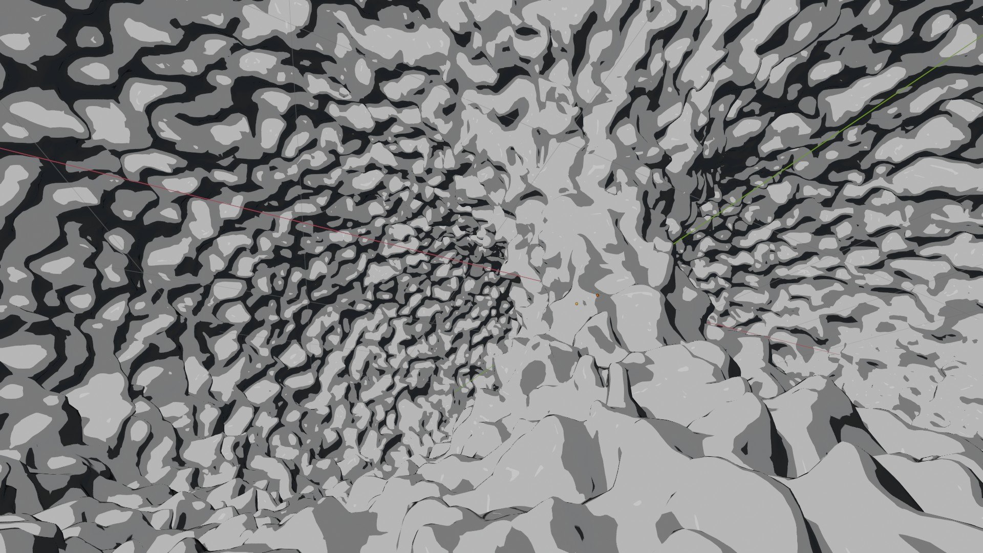 3D 8K Endless Rock Cave With Ring Shape Set Model - TurboSquid 2083445
