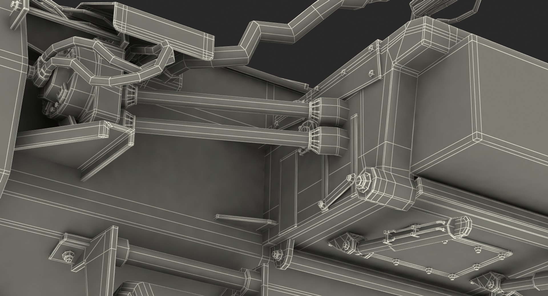 Combine Draper Header Rigged 3D Model - TurboSquid 1330732