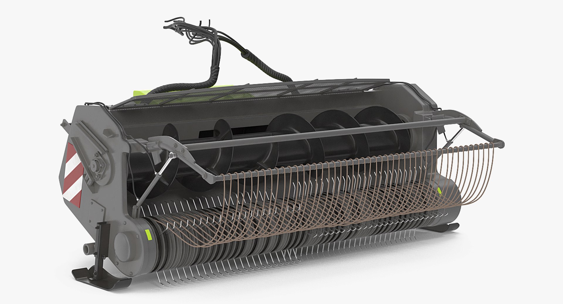 Combine Draper Header Rigged 3D Model - TurboSquid 1330732