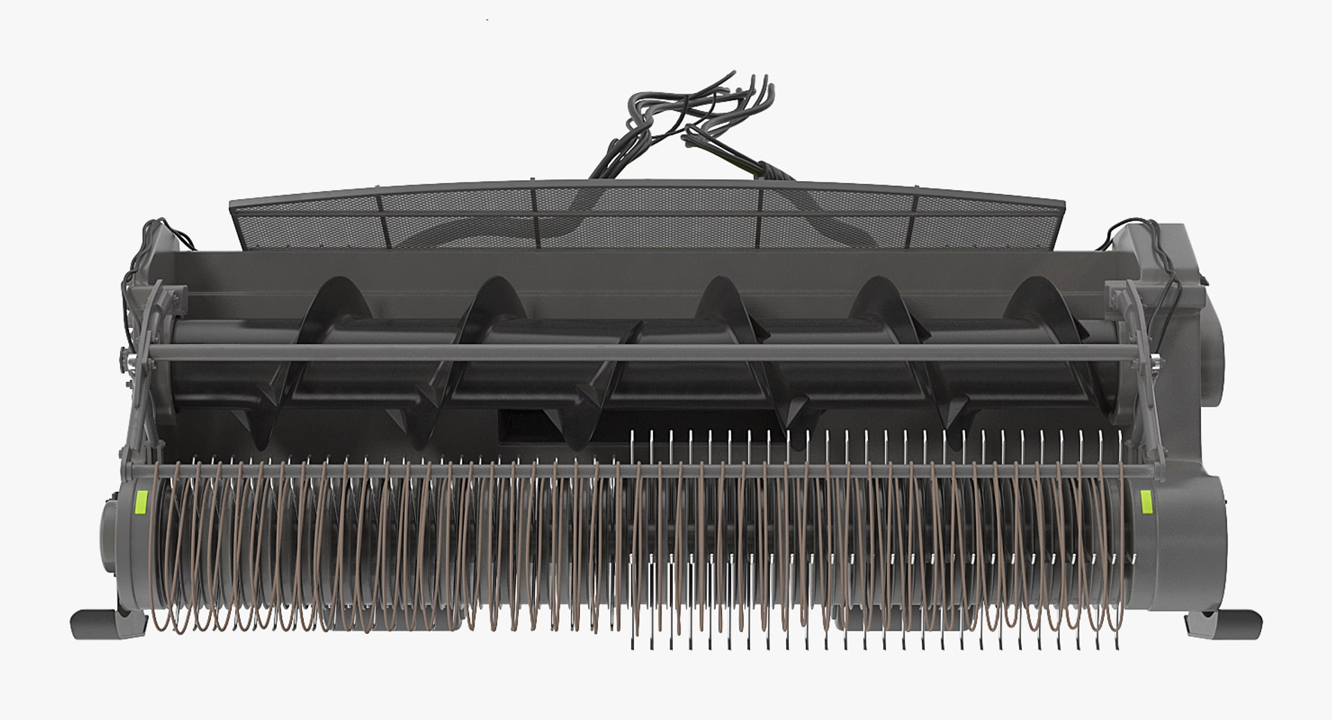 Combine Draper Header Rigged 3D Model - TurboSquid 1330732