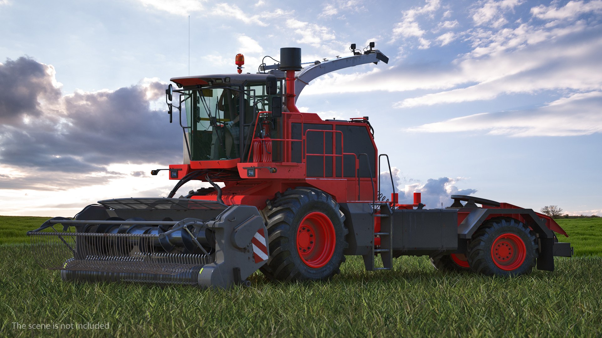 Combine Draper Header Rigged 3D Model - TurboSquid 1330732